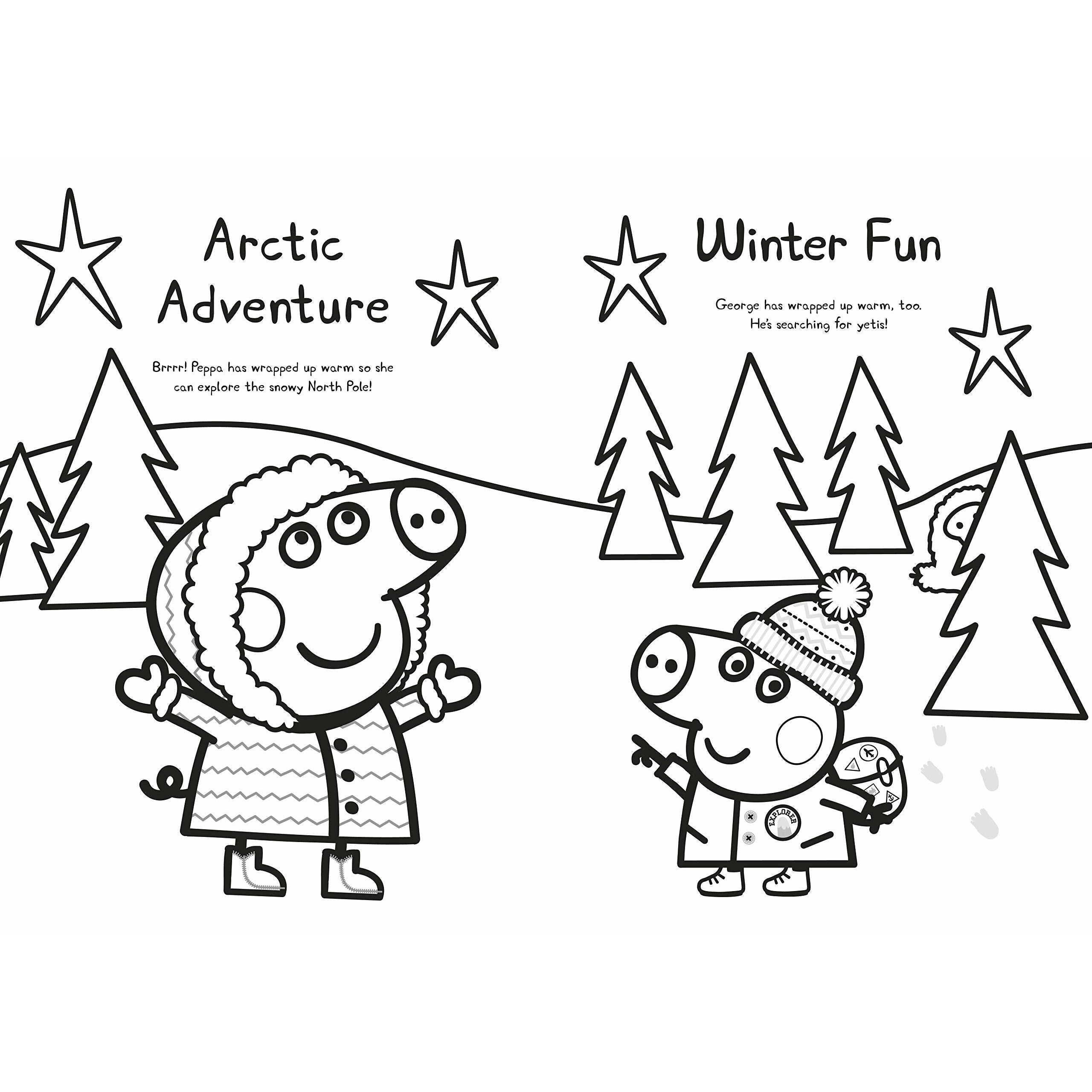 daddy pig christmas coloring book