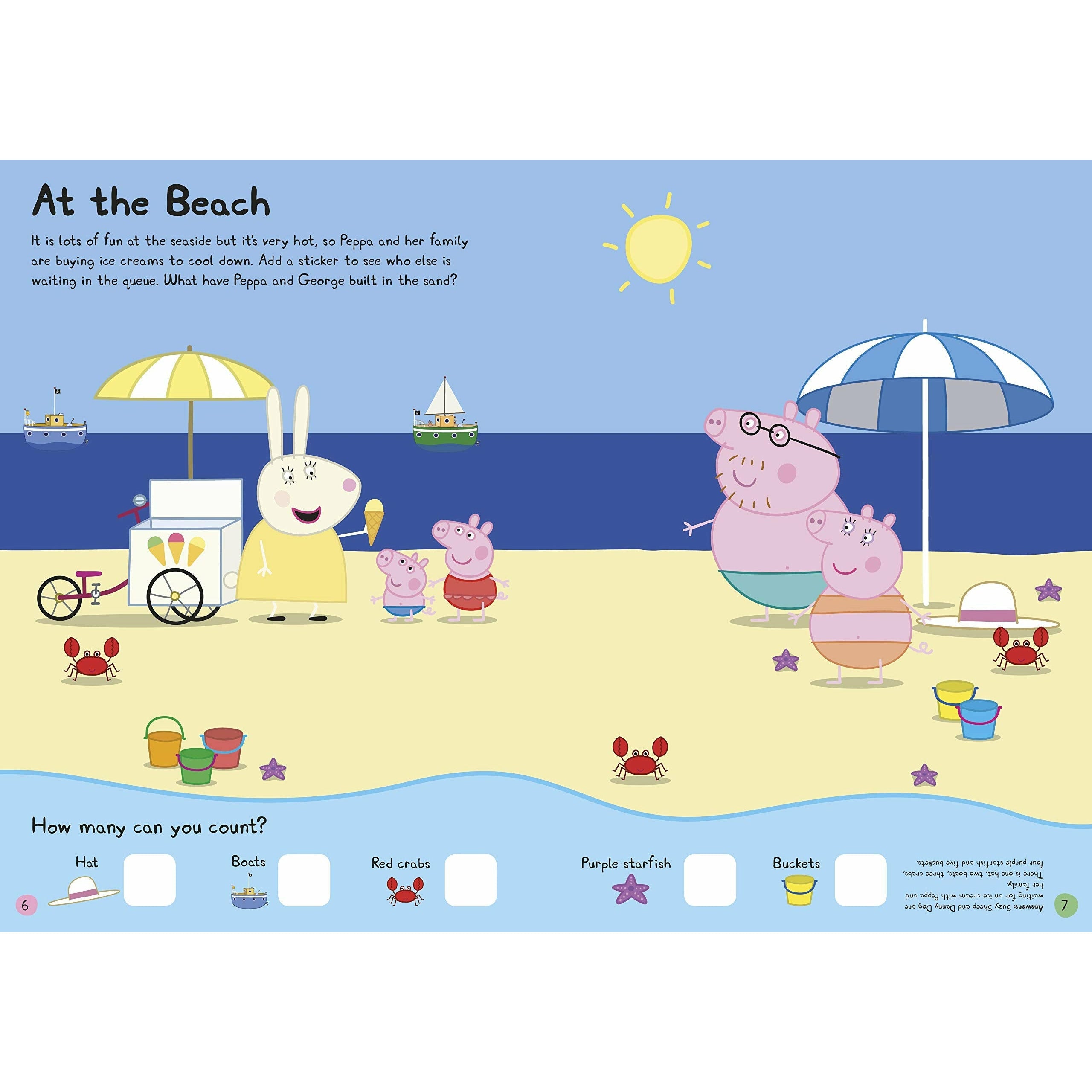 Peppa Pig: Summer Fun! Sticker Activity Book - Peekaboo