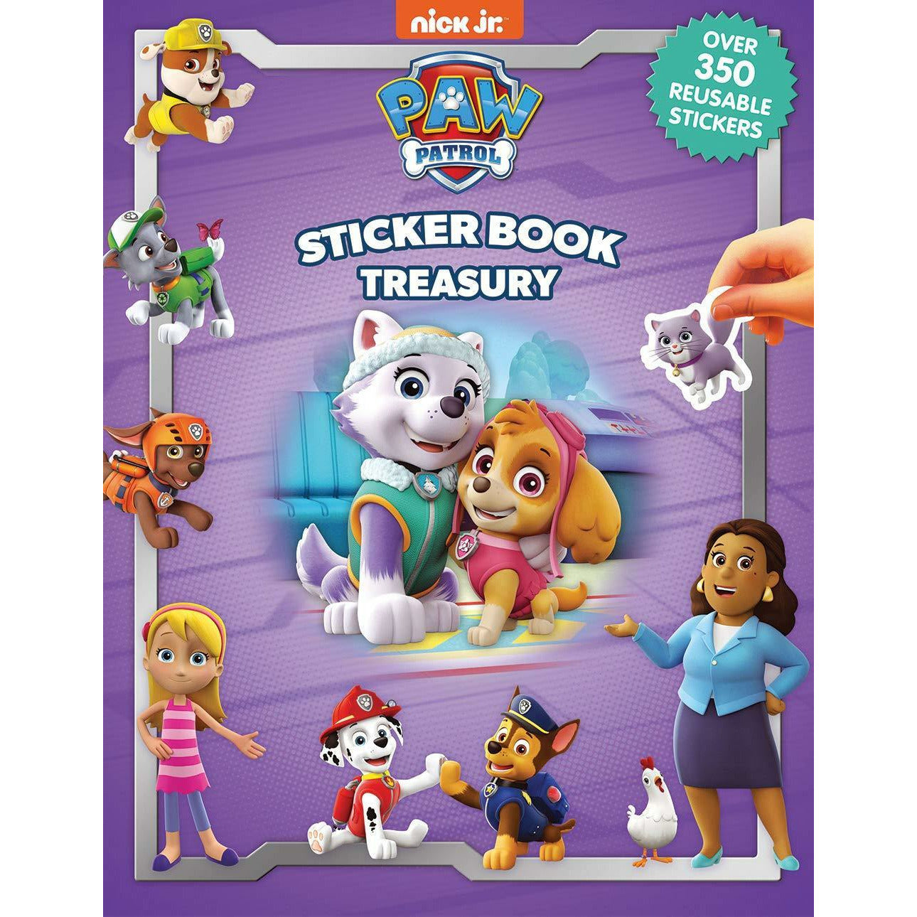 Phidal Nickelodeon Paw Patrol Girls Sticker Book Treasury Age 3+ - Peekaboo