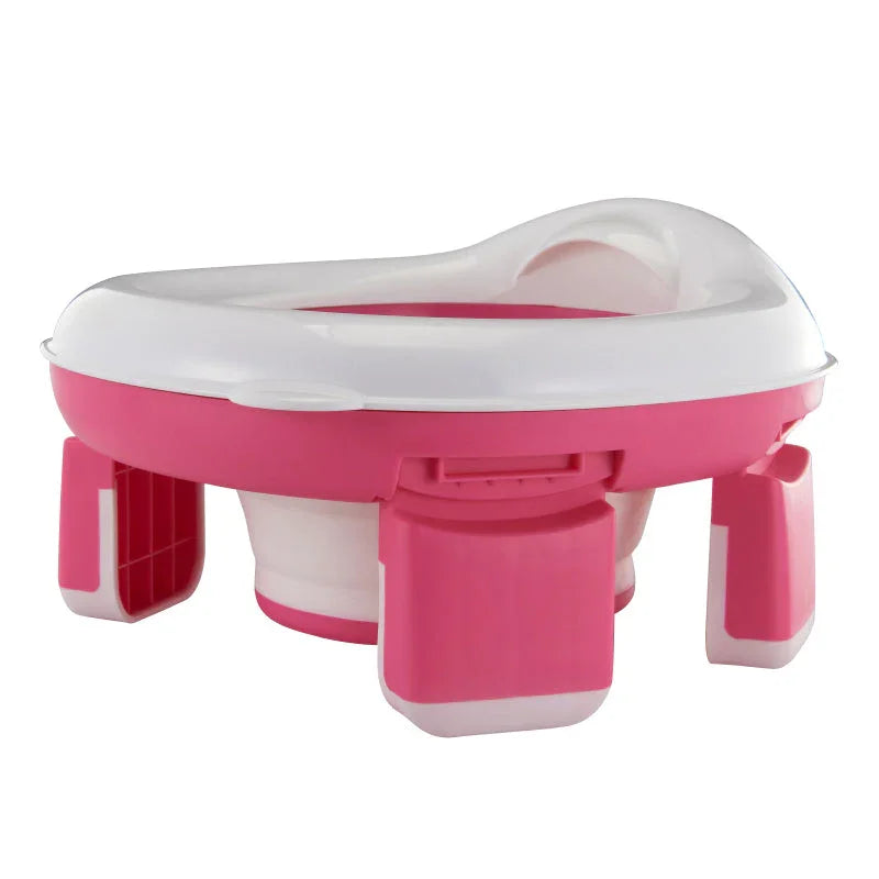 Pibi 2-in-1 Travel Potty Training Seat Pink/White Age- 18 Months ...