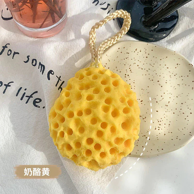 Pibi Baby Bath Sponge Yellow Age- Newborn & Above - Peekaboo
