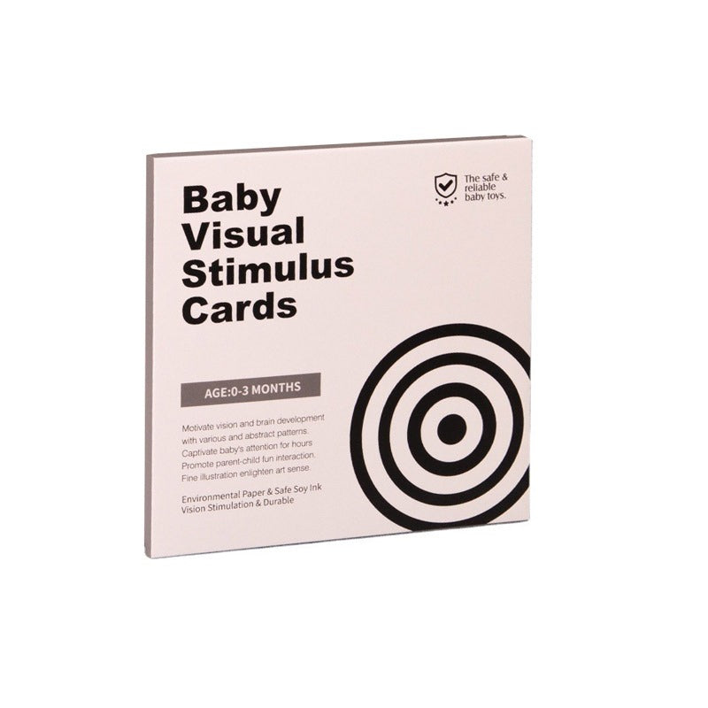 Pibi Baby Visual Stimulus Cards Black & White Age- 0-3 Months - Peekaboo