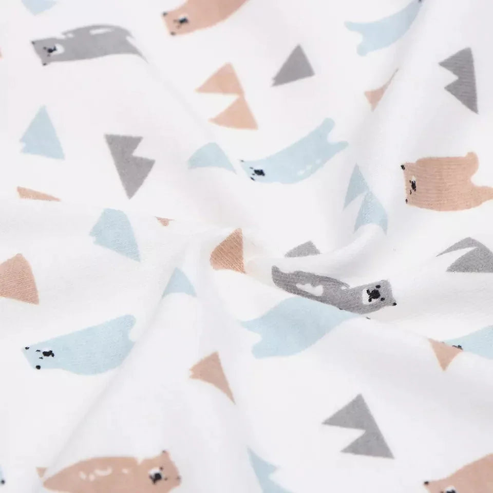 Pibi Bear Sleeveless 2Tog Sleeping Bag White/Brown Age- 12 Months to 3 ...