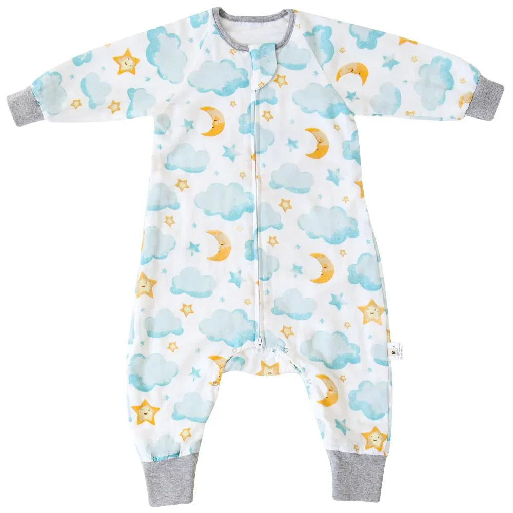 Pibi Clouds & Moon Sleeping Bag Blue/Yellow/White Age- 6 Months to 5 ...