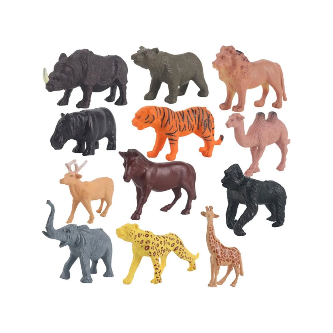Pibi Single Jungle Animals Figure Assorted Age- 3 Years & Above - Peekaboo