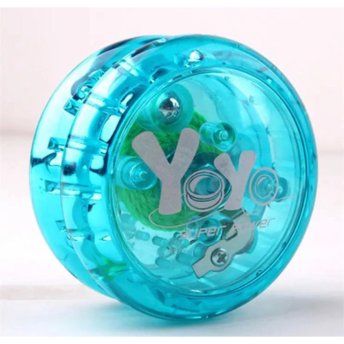 Pibi Kids Reflex Auto Return Yo-Yo Ball with Light Blue Age- 3 Years & Above - Peekaboo
