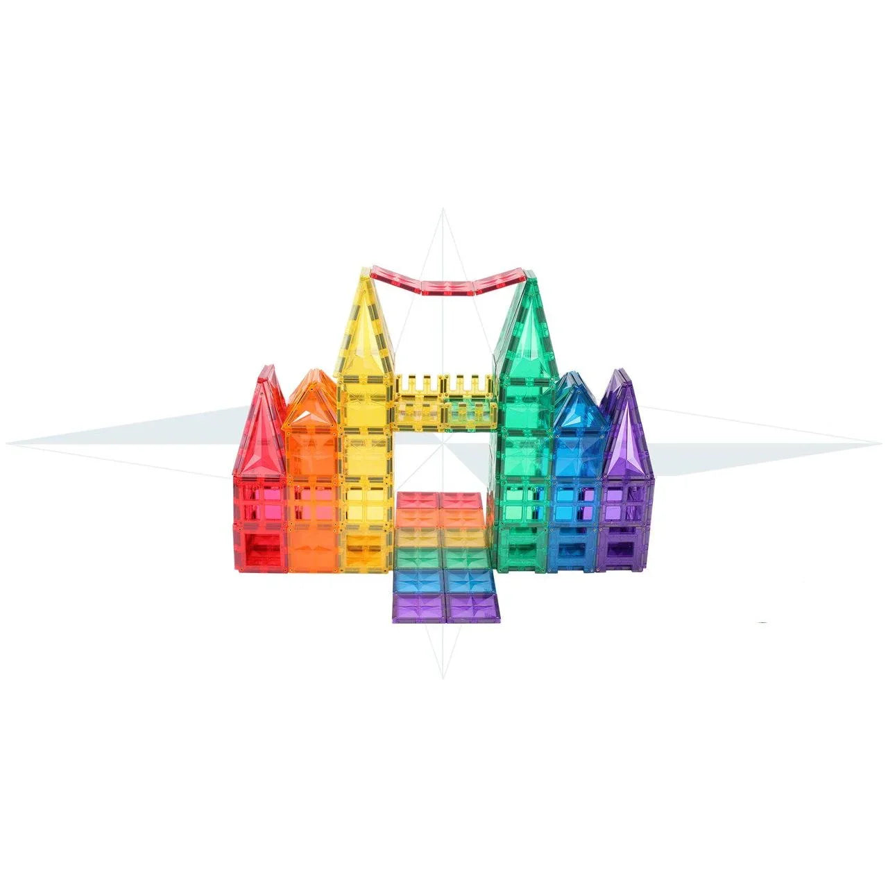 Pibi MNTL 72 Pieces Road Trip Magnetic Tiles Toy Set (Classic) Age- 3 ...
