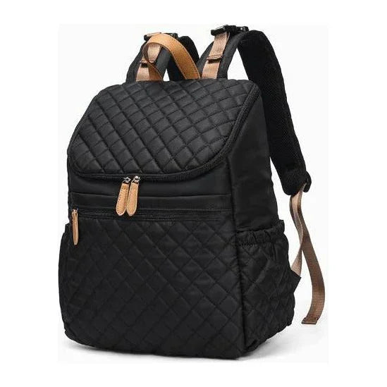 Pibi Quilted Multipurpose Diaper Backpack with inbuilt Stroller Hooks ...