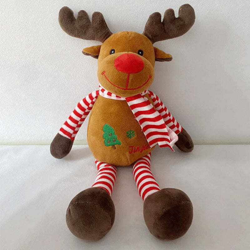 Pibi Supersoft Cuddly Christmas Reindeer Plush Toy Brown/Red/White Age ...