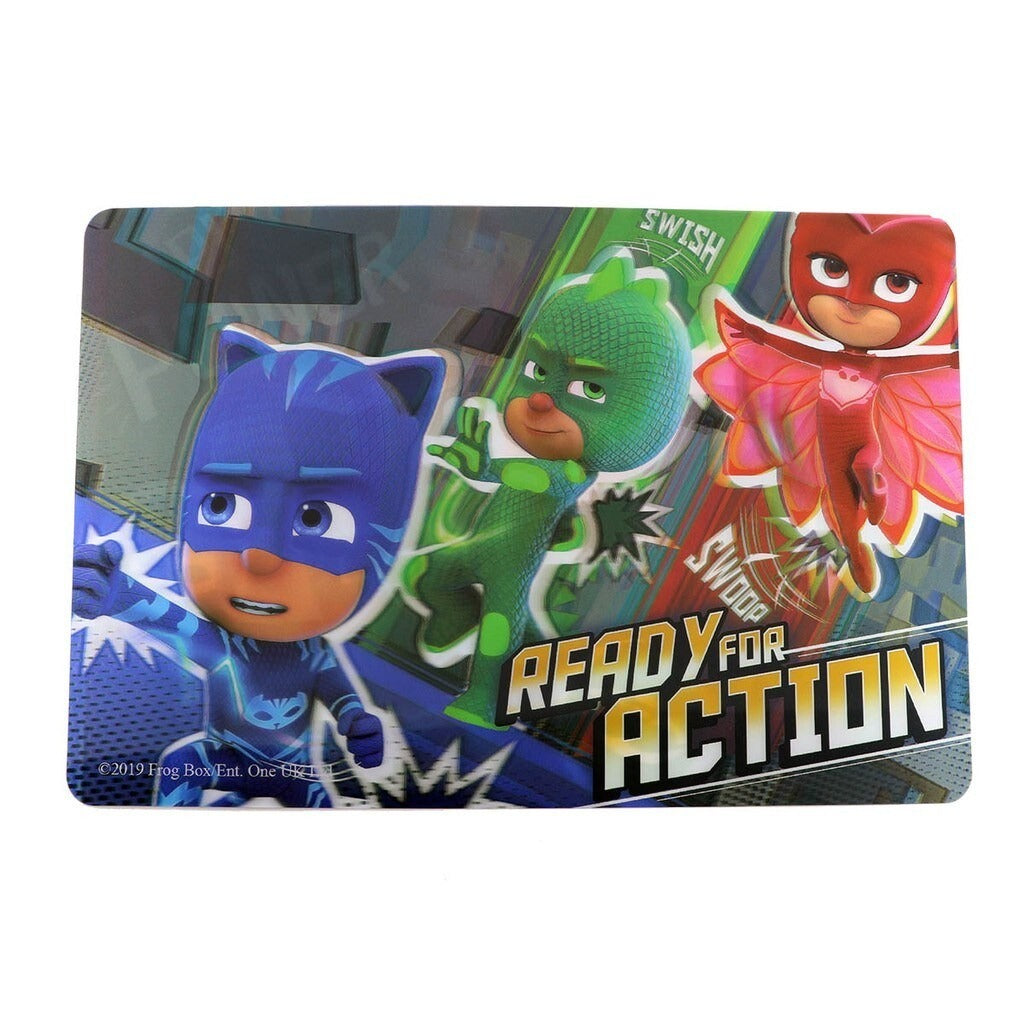 Pj Masks Pack Of 2 3D Table Mat Kids - Peekaboo