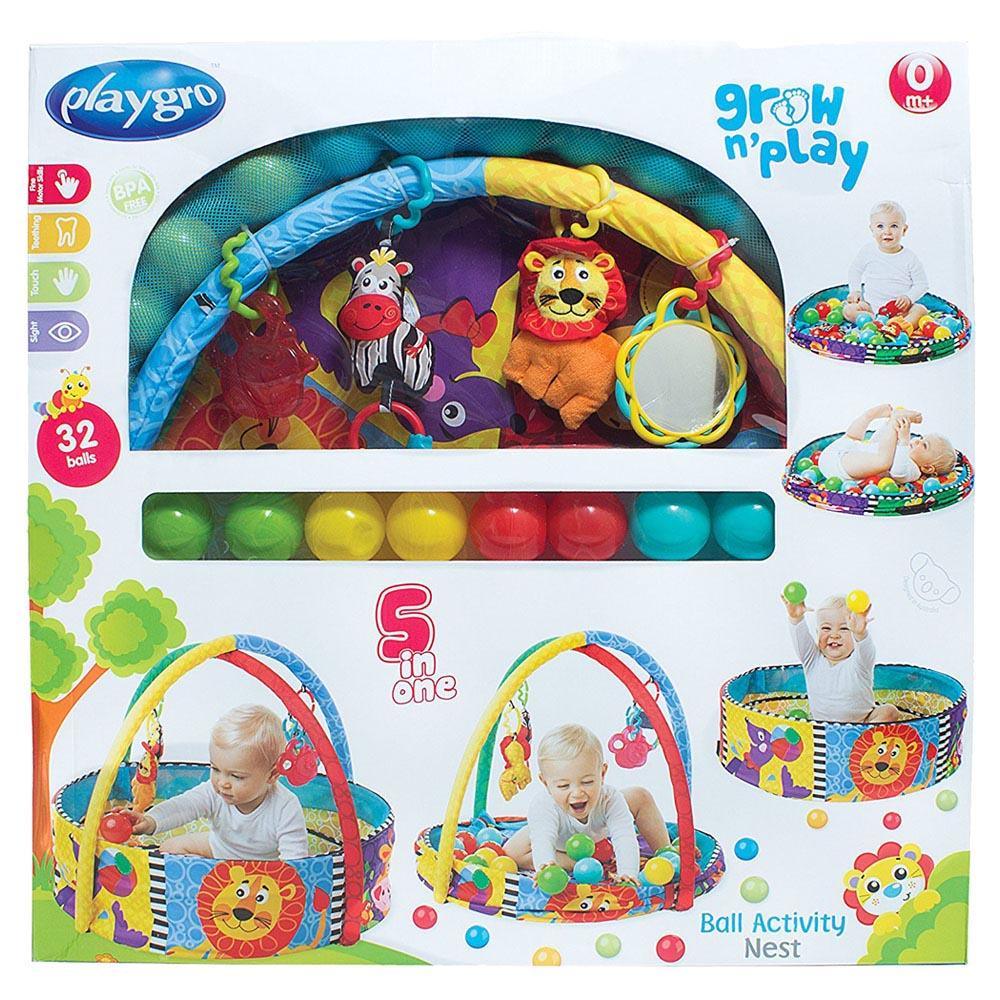 Playgro Ball Playnest Activity Gym 0M+ - Peekaboo