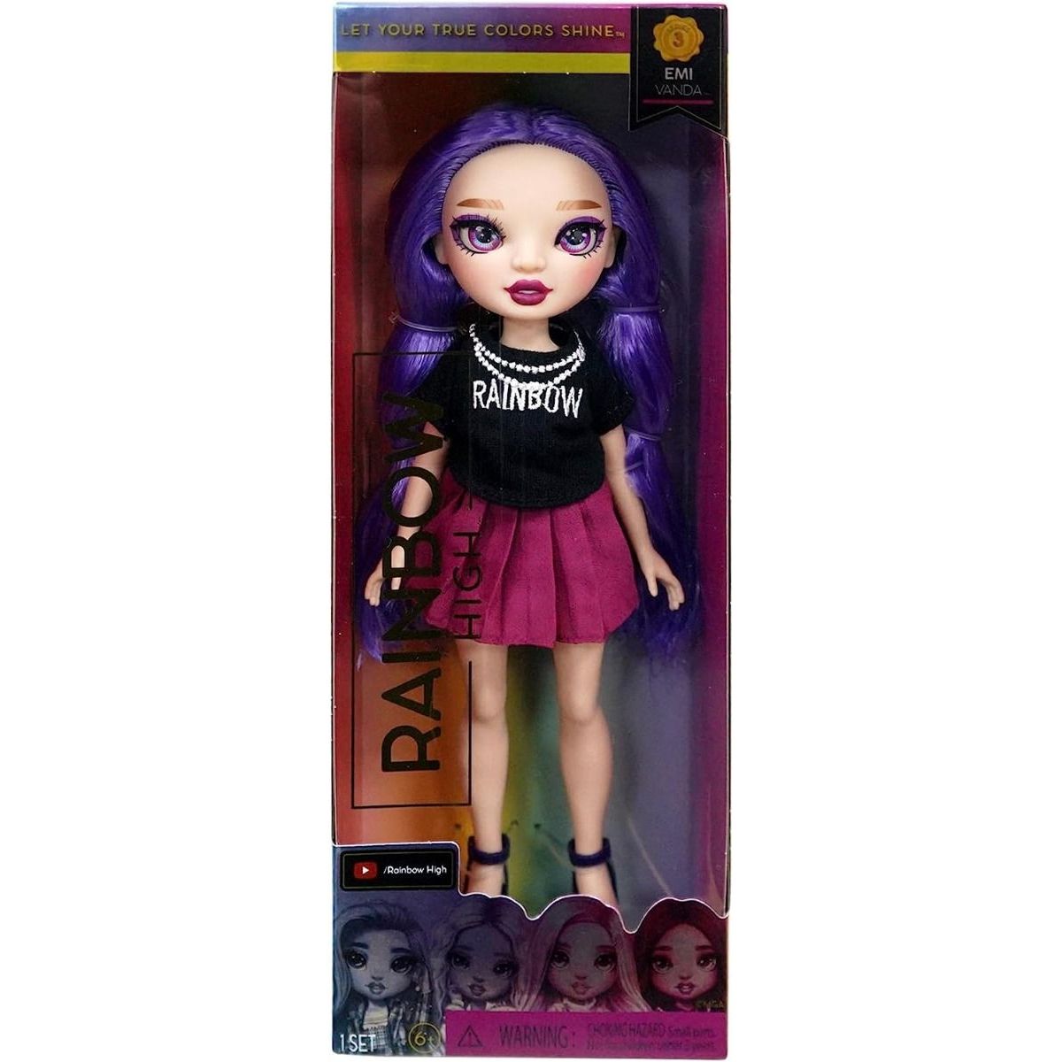 Rainbow High Fashion Doll Emi Vanda Multicolor Age- 3 Years & Above ...