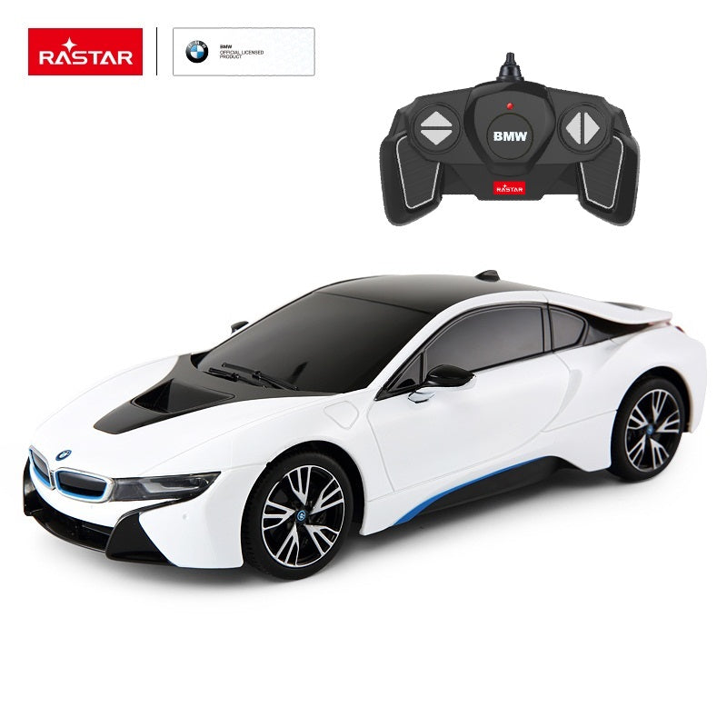 Rastar BMW i8 R/C 1:18 Remote Control Car White Age- 4 Years & Above ...
