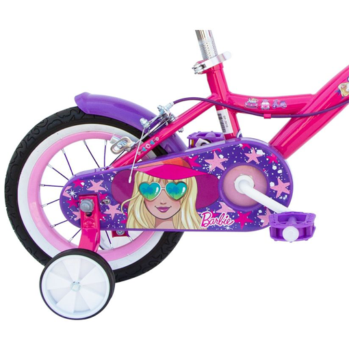 Spartan Mattel Barbie Girl Bicycle with Basket Pink 14 Inch Girl - Peekaboo