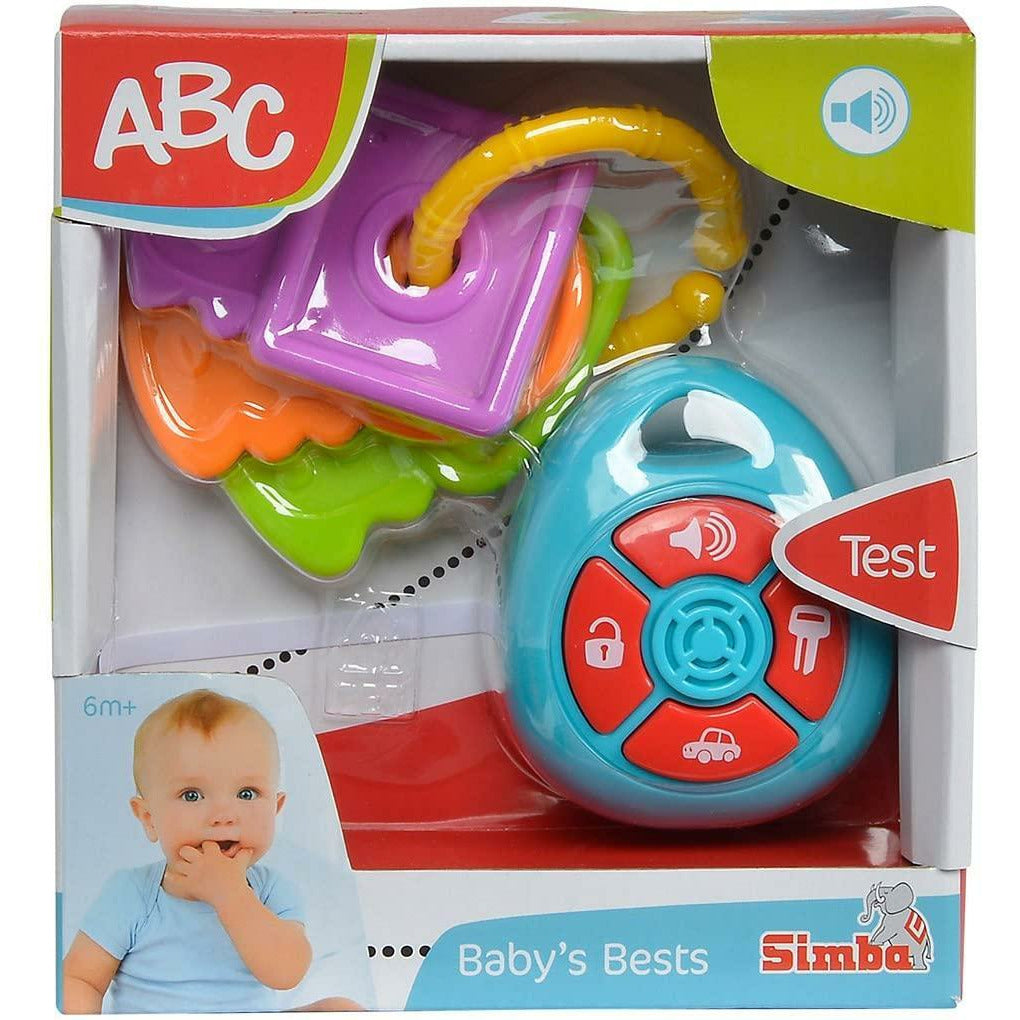 Simba Abc Car Keys Age 6M+ Unisex - Peekaboo