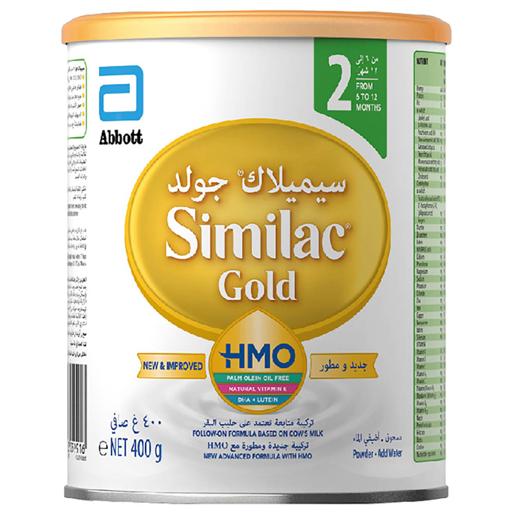 Similac Gold 2 HMO Infant Formula Milk (6-12 months) 400g - Peekaboo