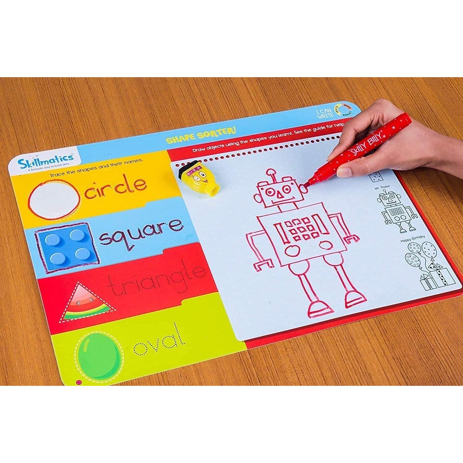 Skillmatics I Can Write! Reusable Activity Mats - Peekaboo