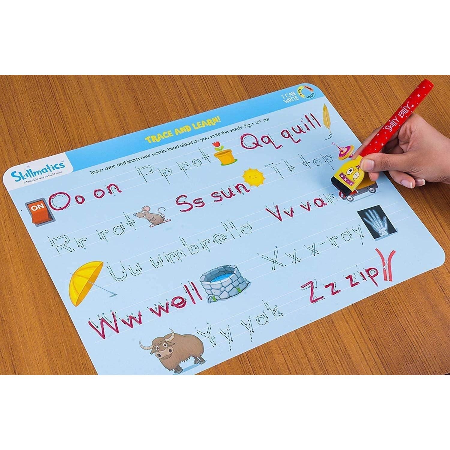 Skillmatics I Can Write! Reusable Activity Mats - Peekaboo