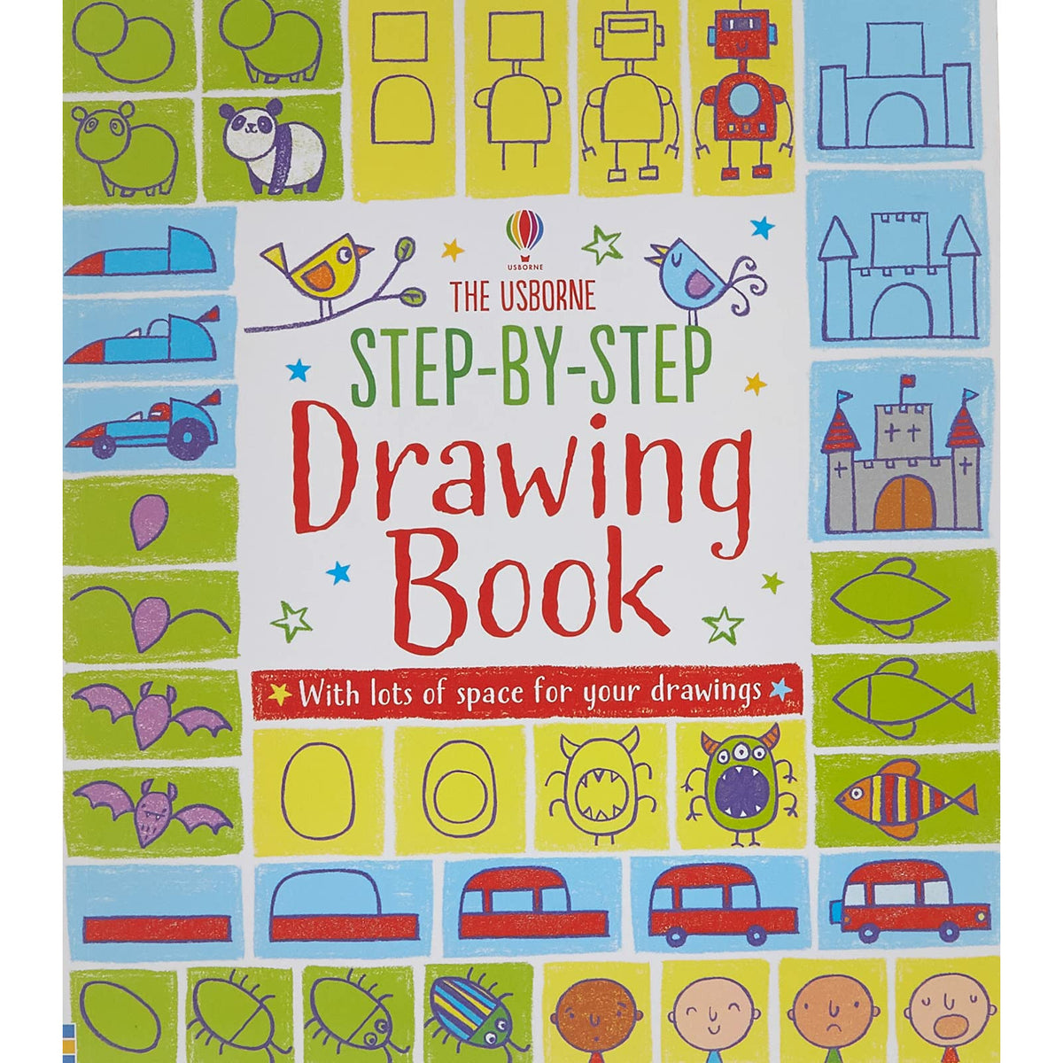 Step-by-step Drawing Book by Fiona Watt - Peekaboo