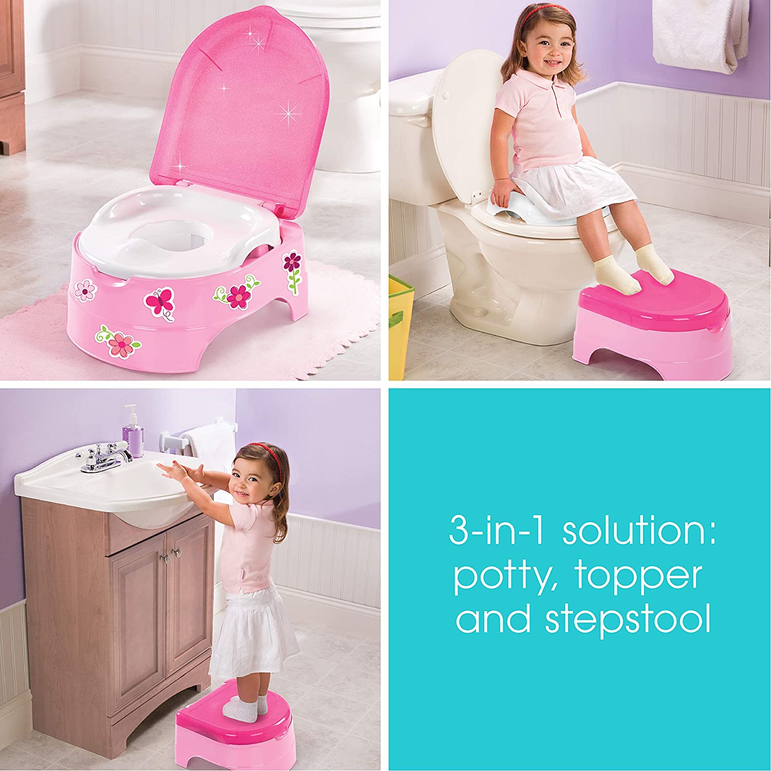 Summer Infant My Fun Potty - Girl 18M-2Y - Peekaboo
