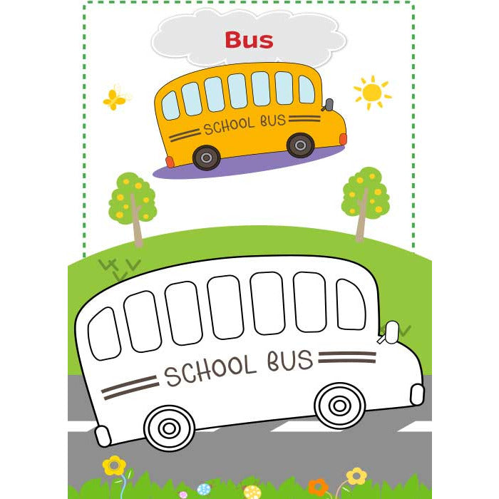 Super Jumbo Colouring Book (Things That Move) - Peekaboo