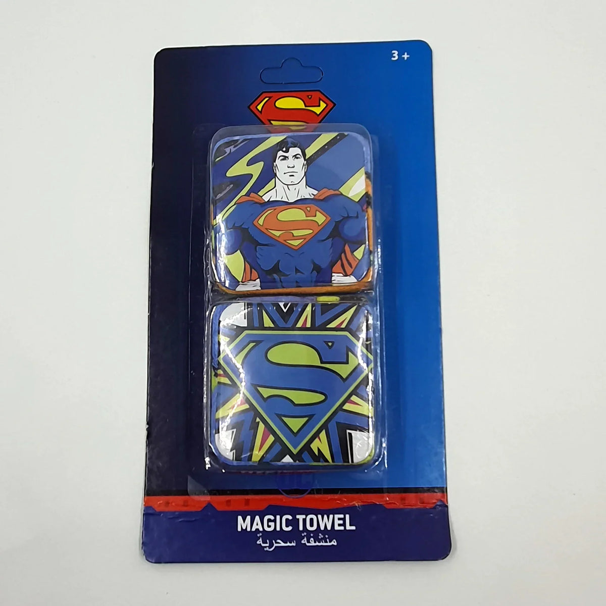 Warner Bros. Superman Expanding Magic Towels -Set Of 2 Kids - Peekaboo