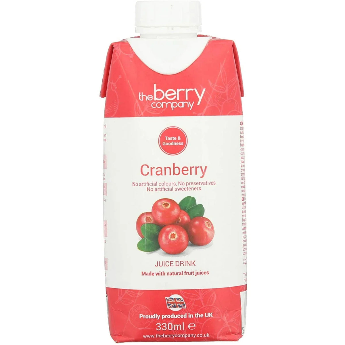 The Berry Company Cranberry Juice 330ml - Peekaboo