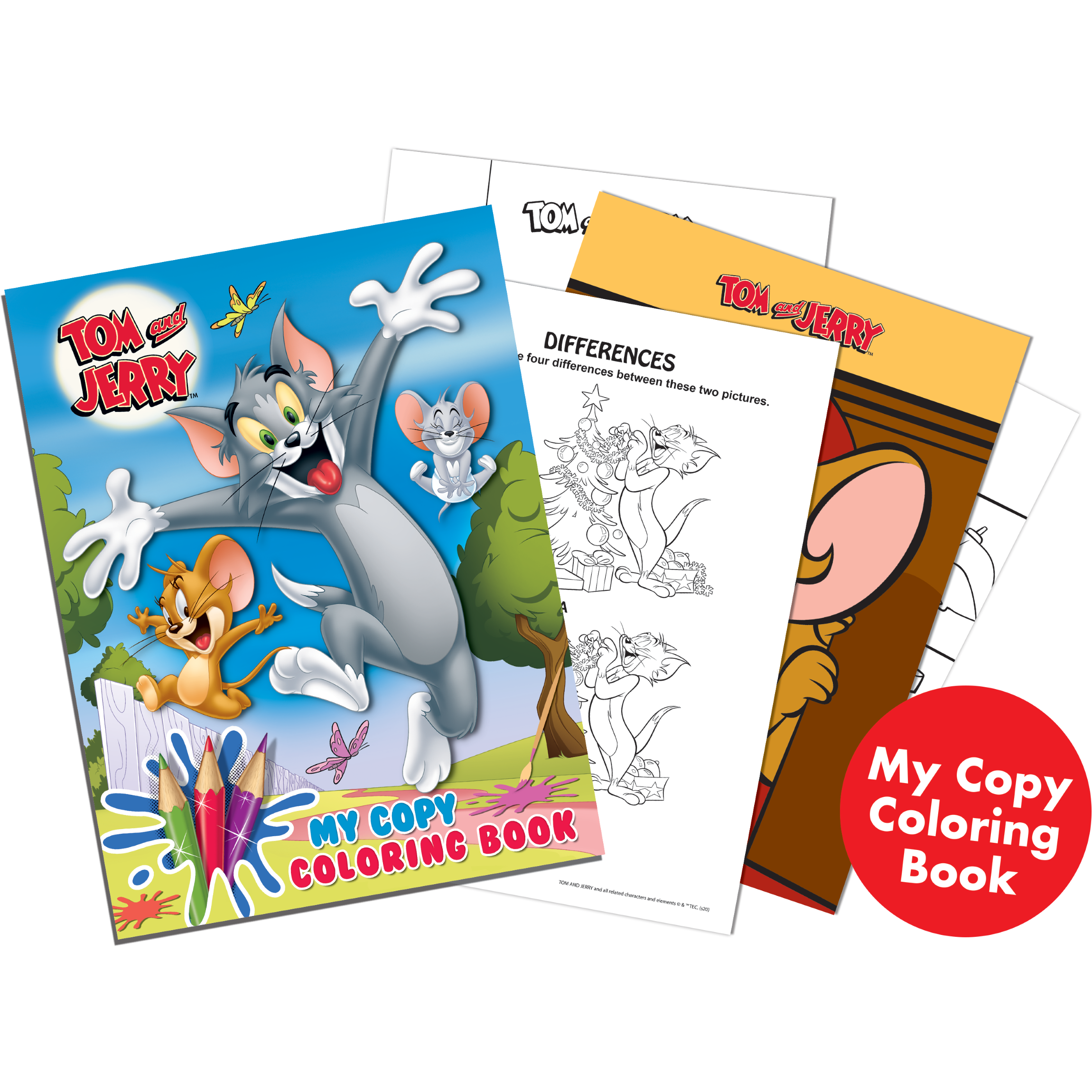 tom and jerry coloring book