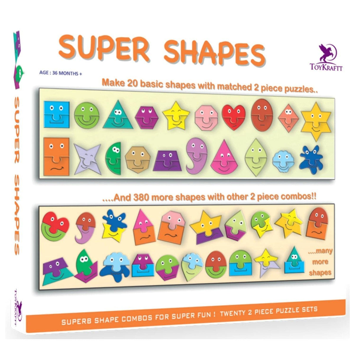 Toy Kraft Super Shapes Age 3+ - Peekaboo