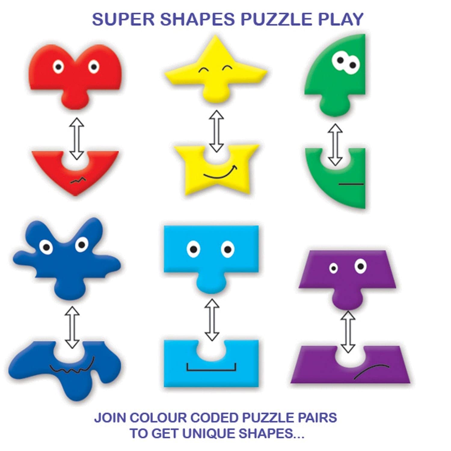Toy Kraft Super Shapes Age 3+ - Peekaboo