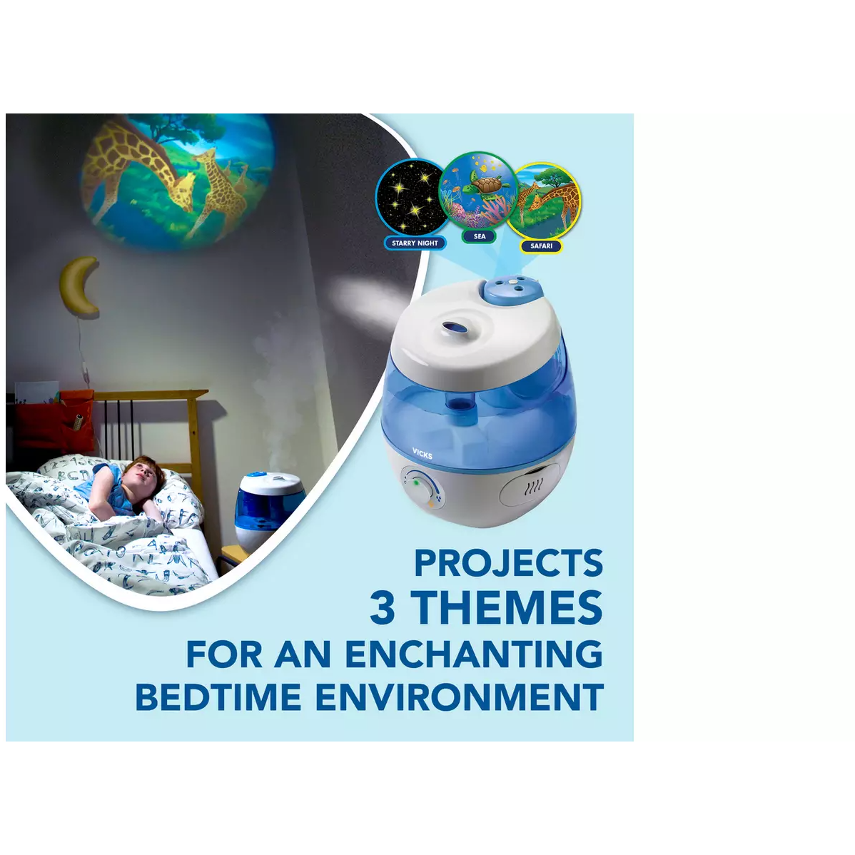 Vicks Sweet Dreams Humidifier Age- Newborns & Above - Peekaboo