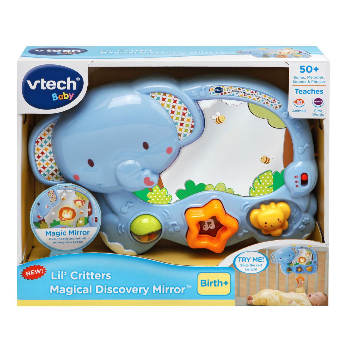 Vtech Lil Critters Magical Discovery Mirror Age- Newborn & Above - Peekaboo
