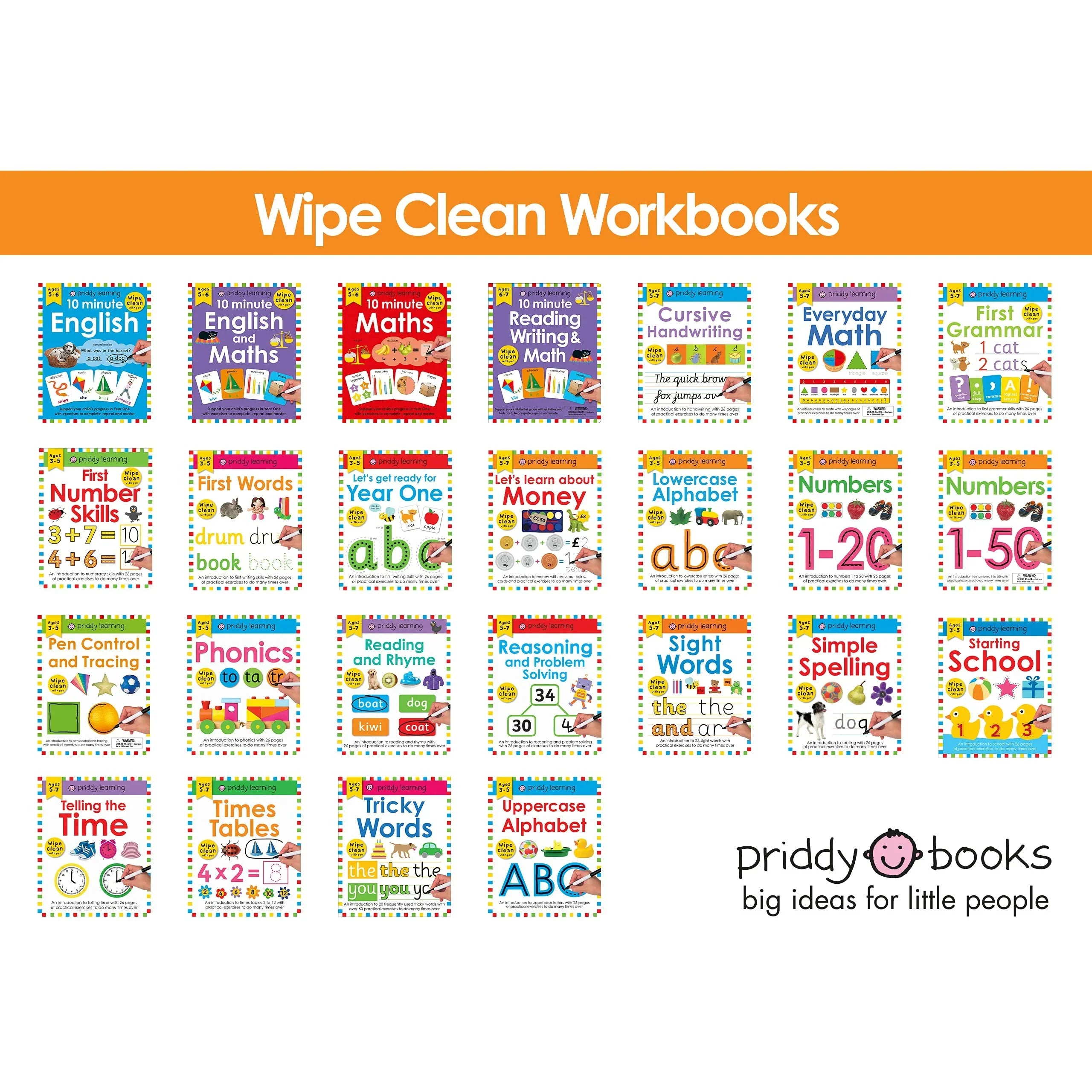 Wipe Clean Workbooks Sight Words - Peekaboo