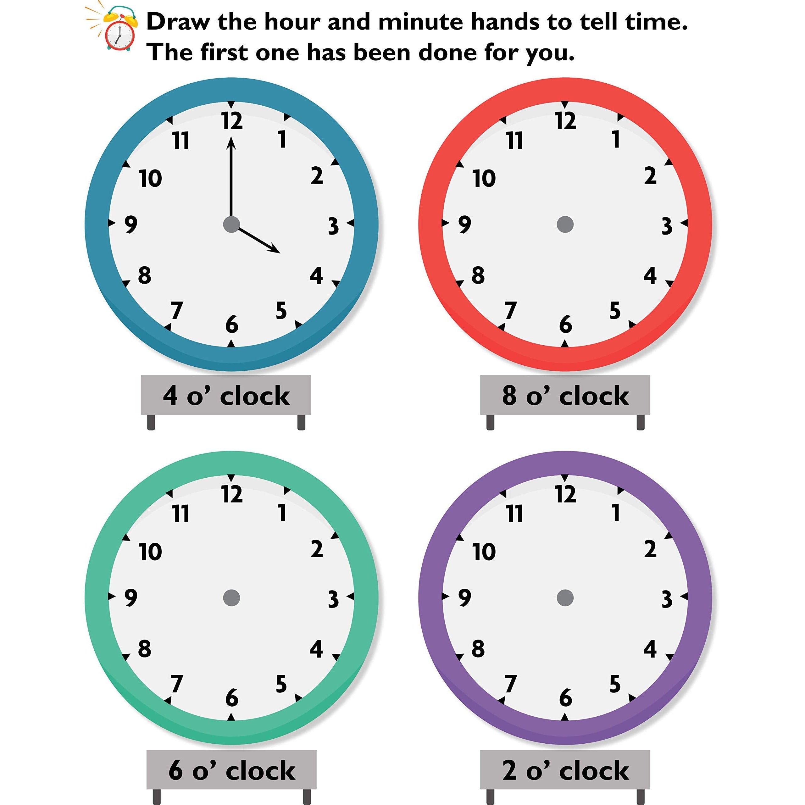 Wipe & Clean Workbooks Telling Time - Peekaboo