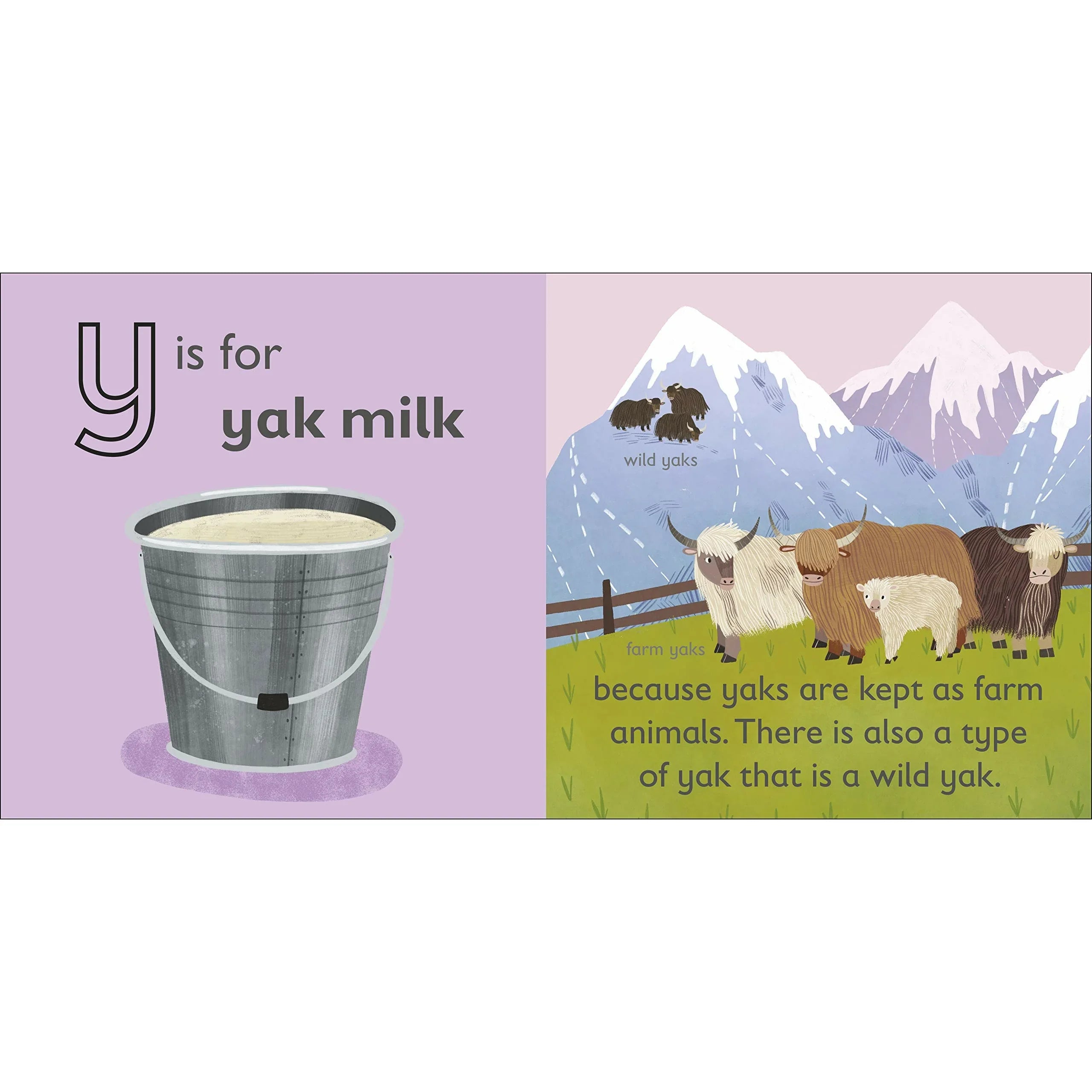 Y is for Yak Board book - Peekaboo
