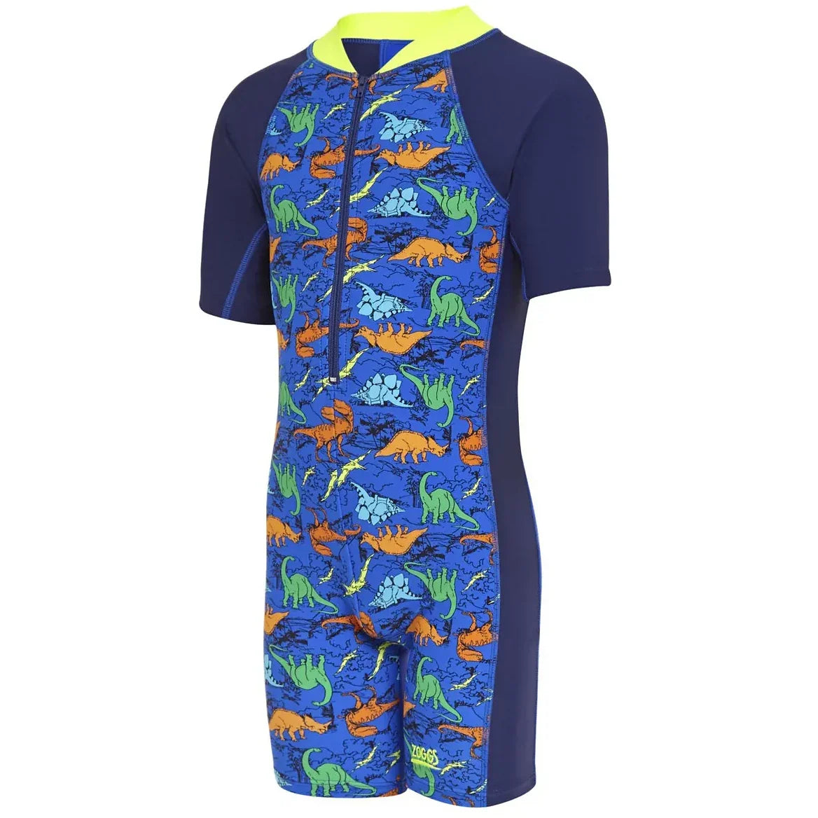 Zoggs Dino Land All In One Swimsuit Blue for Boys with Age-2 Years ...