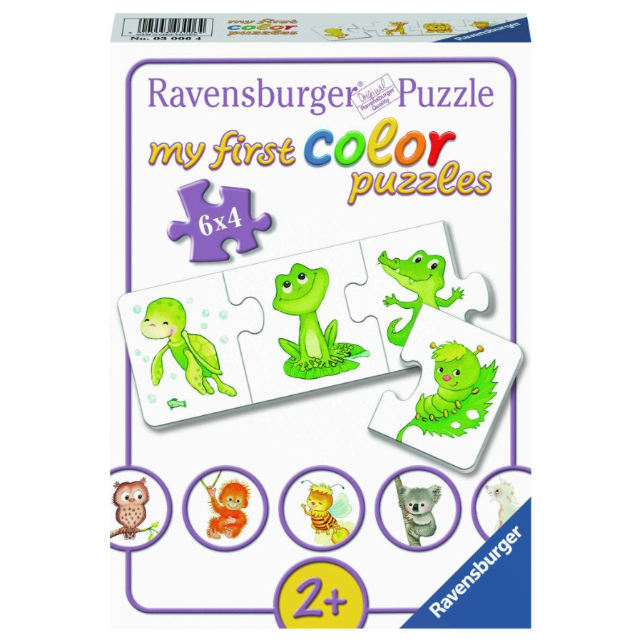 Ravensburger My First Color Puzzles 6 x 4 Pieces 2Y+ - Peekaboo