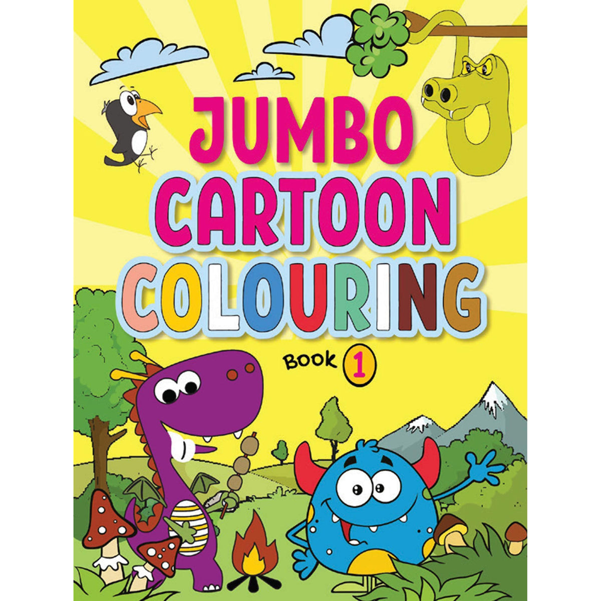 Jumbo Cartoon Colouring 1 - Peekaboo